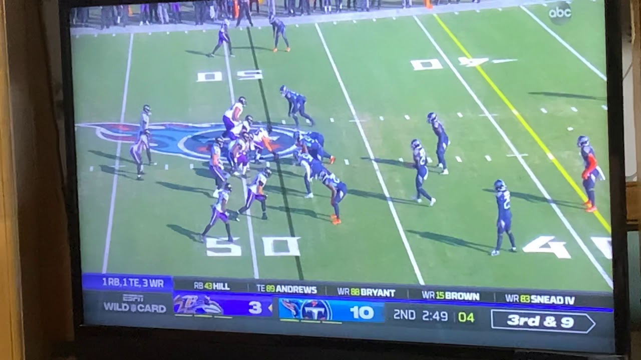 Lamar Jackson 48-Yard Run For TD vs Titans At 2021 NFL AFC Wild Card ...