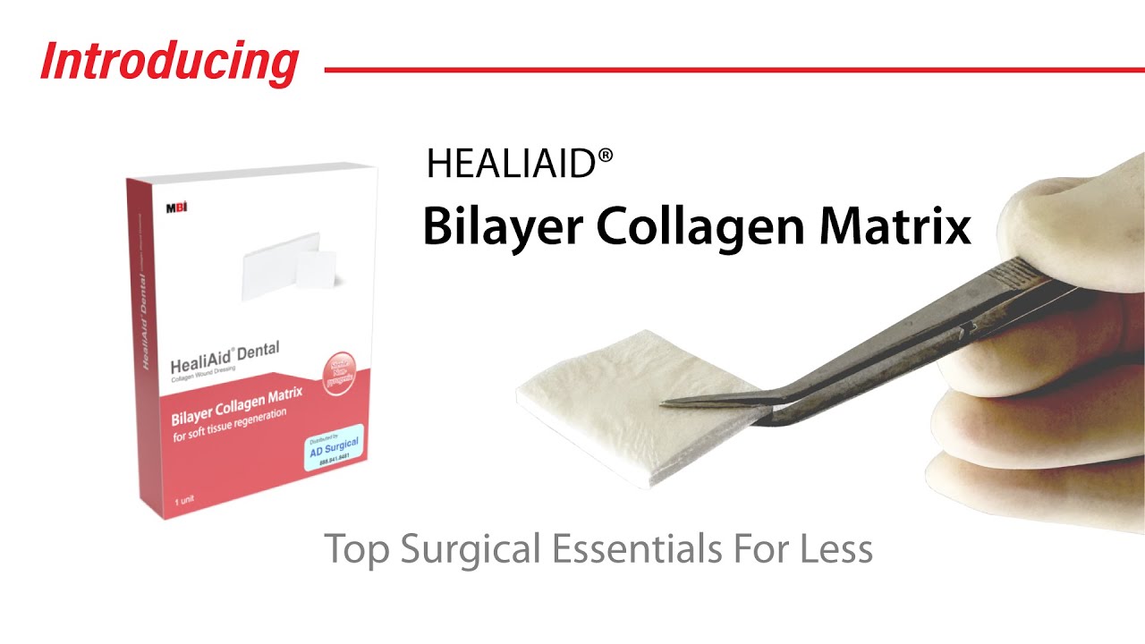 Bilayer Collagen Matrix by AD Surgical - YouTube