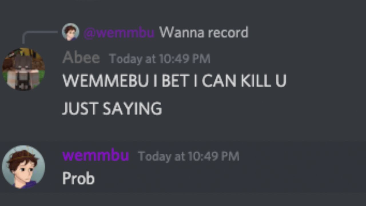 I Met Wemmbu On Discord - YouTube