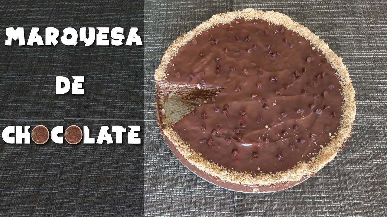 Marquesa de chocolate en 3 minutos! - YouTube