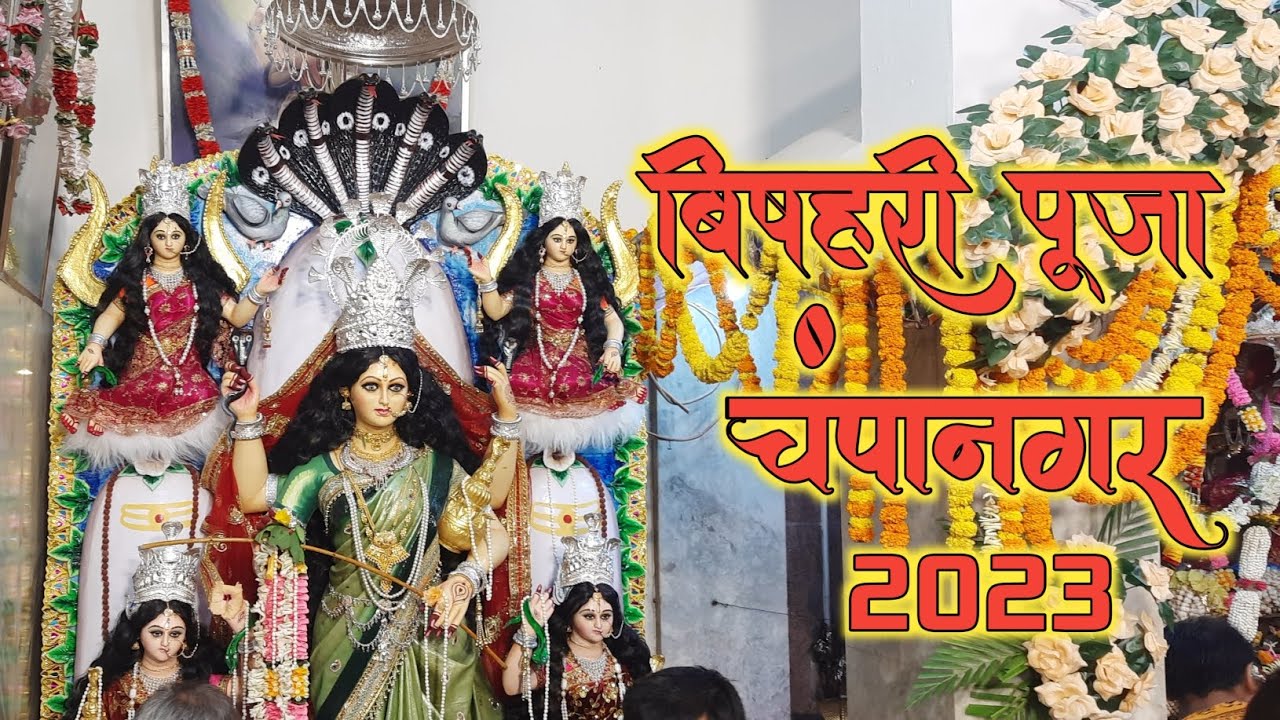 बिषहरी पूजा चंपानगर 2023. Bishari puja Champanagar bhagalpur 2023 ...