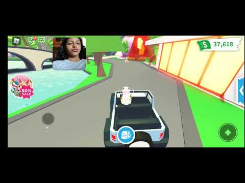Racing people in adopt me - YouTube