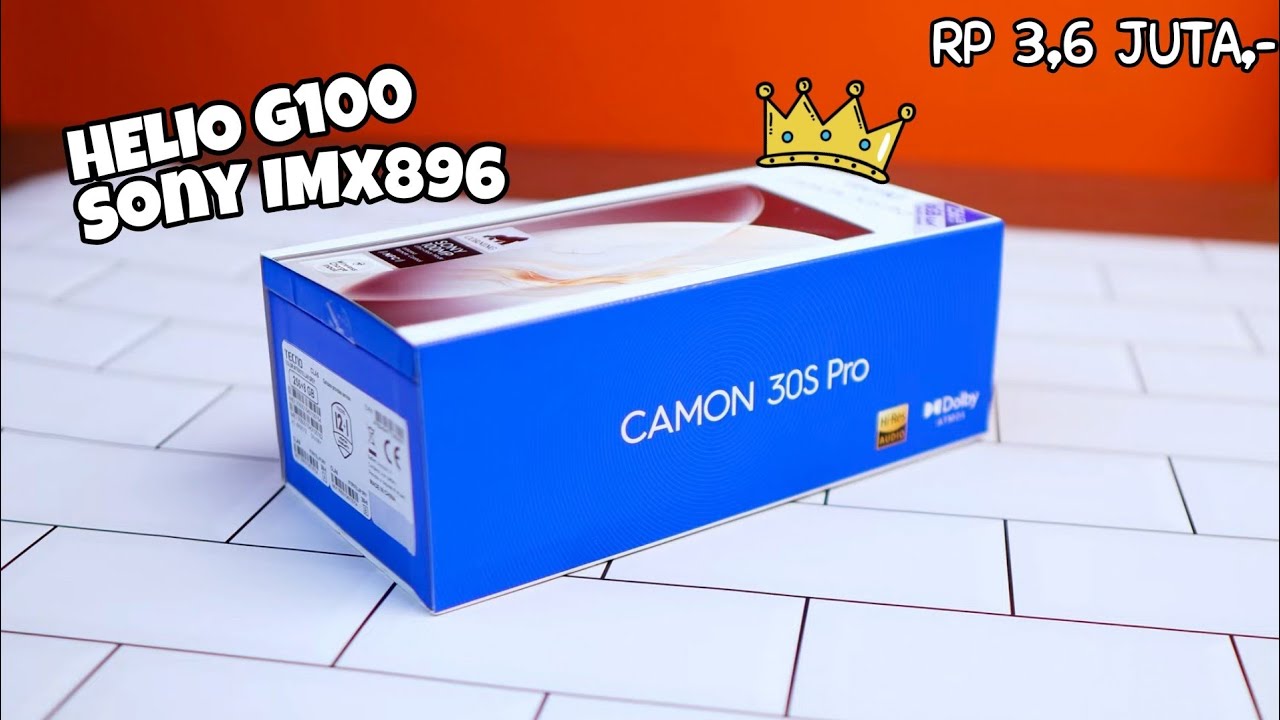 BAKAL AUTO GHOIB!! RP 3,6 JUTA HELIO G100, SONY IMX 896 - TECNO CAMON ...