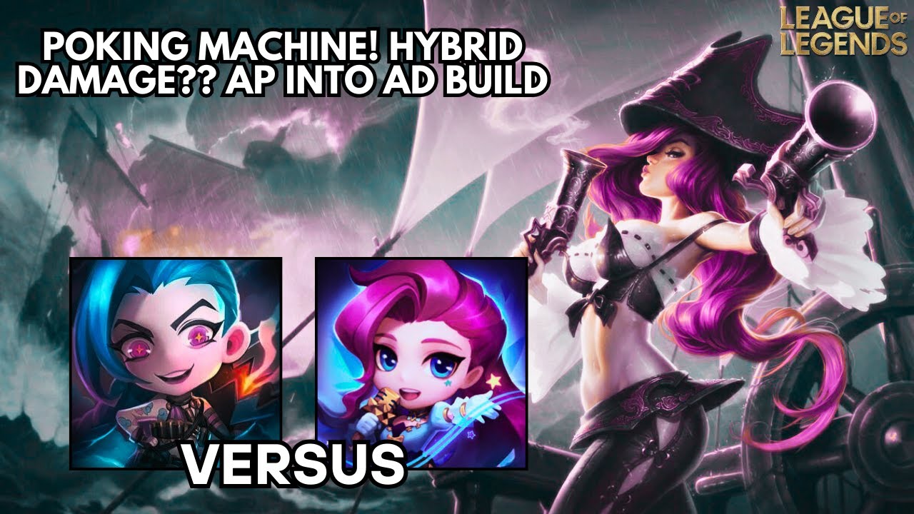 BIG POKE DAMAGE! HYBRID BUILD, AP INTO AD DAMAGE! - MISS FORTUNE ...