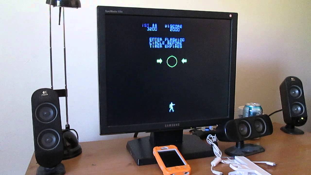 Playing Tron on MAME - YouTube