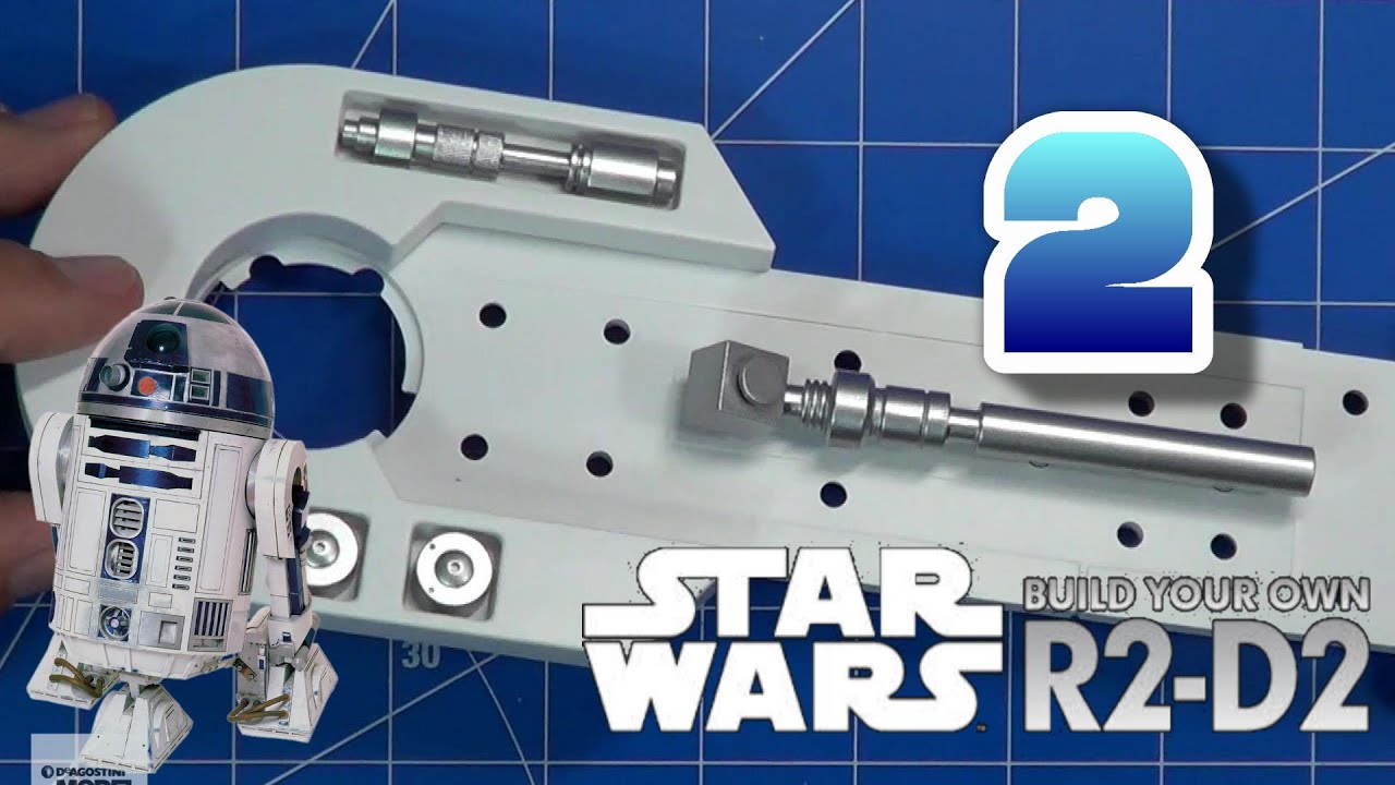Build the Premium 1:2 Scale R2-D2 Issue 2 - Details to Right Leg - YouTube