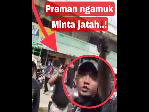 Ngamuk tidak diberi jatah,Preman pukuli Sopir dipasar cikampek...