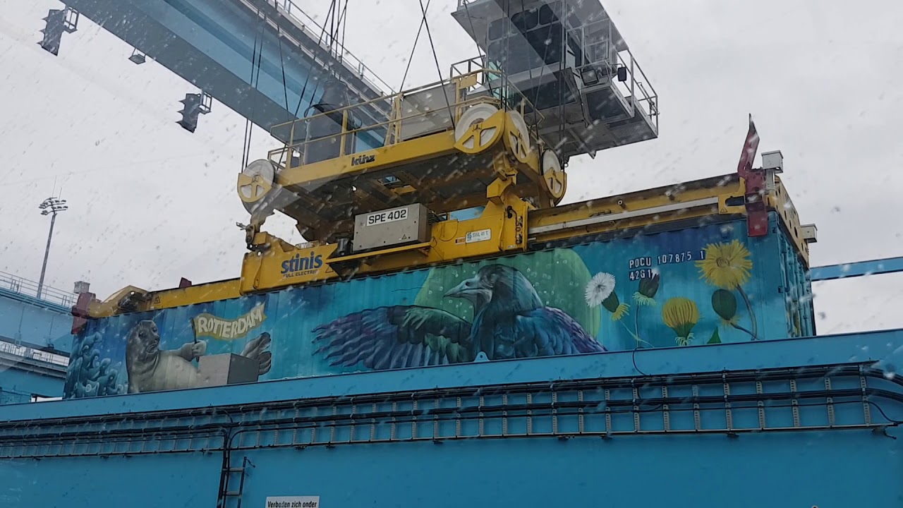 Noah's Train in Port of Rotterdam - YouTube