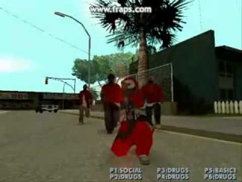 Gta San Andreas blood gang - YouTube
