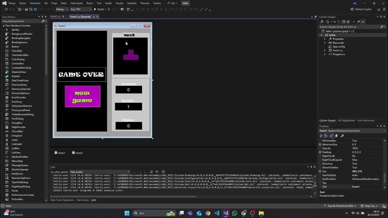coding tetris with C# (open source) - YouTube