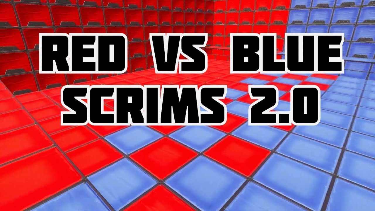 Fortnite 1v2 red vs blue scrims - YouTube