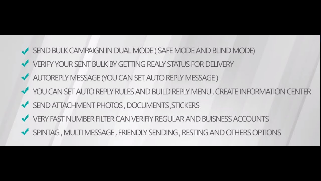How to use auto reply feature in Smart Business Sender - YouTube