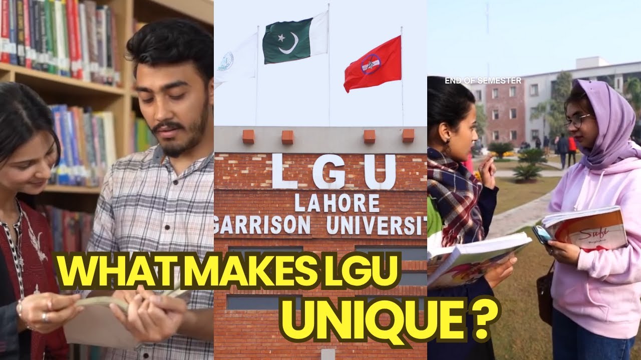 Here's What Makes Lahore Garrison University Unique - YouTube