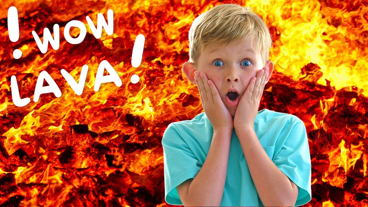 The Floor is Lava. Super 3D Kids Escape Lava Floor. Can they survive ...