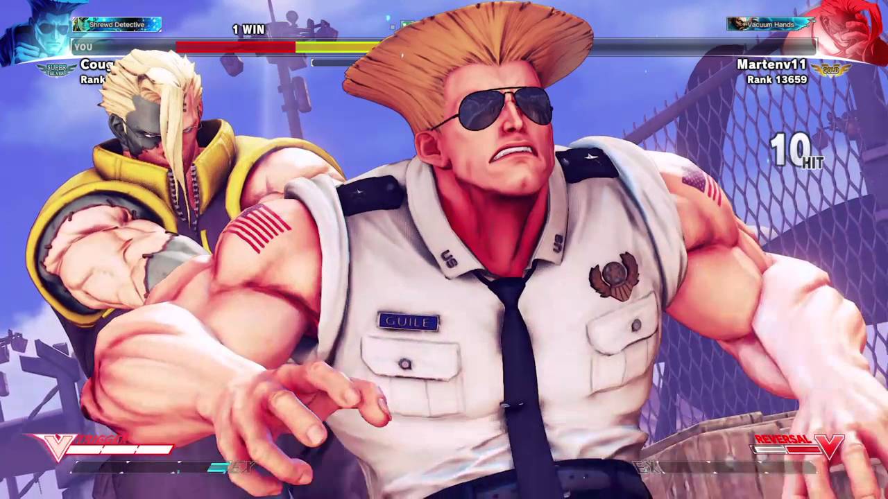 STREET FIGHTER V - Guile vs Charlie aka Blanka 2 - YouTube