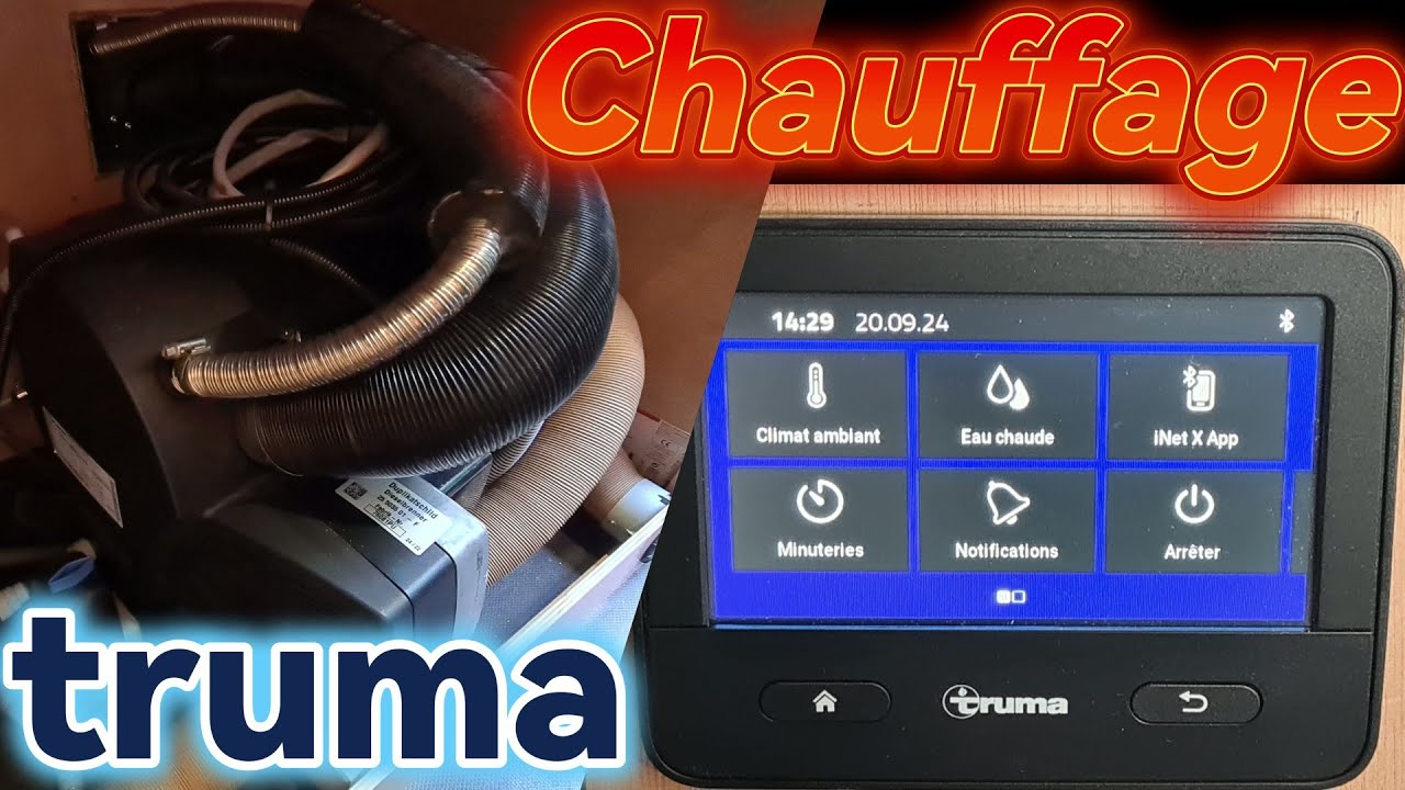 #23 Installation chauffage TRUMA combi D6 - YouTube