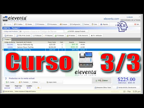 Curso Eleventa Software para Punto de Venta Inventario Capitulo 3/3 Clientes Retail Tiendas