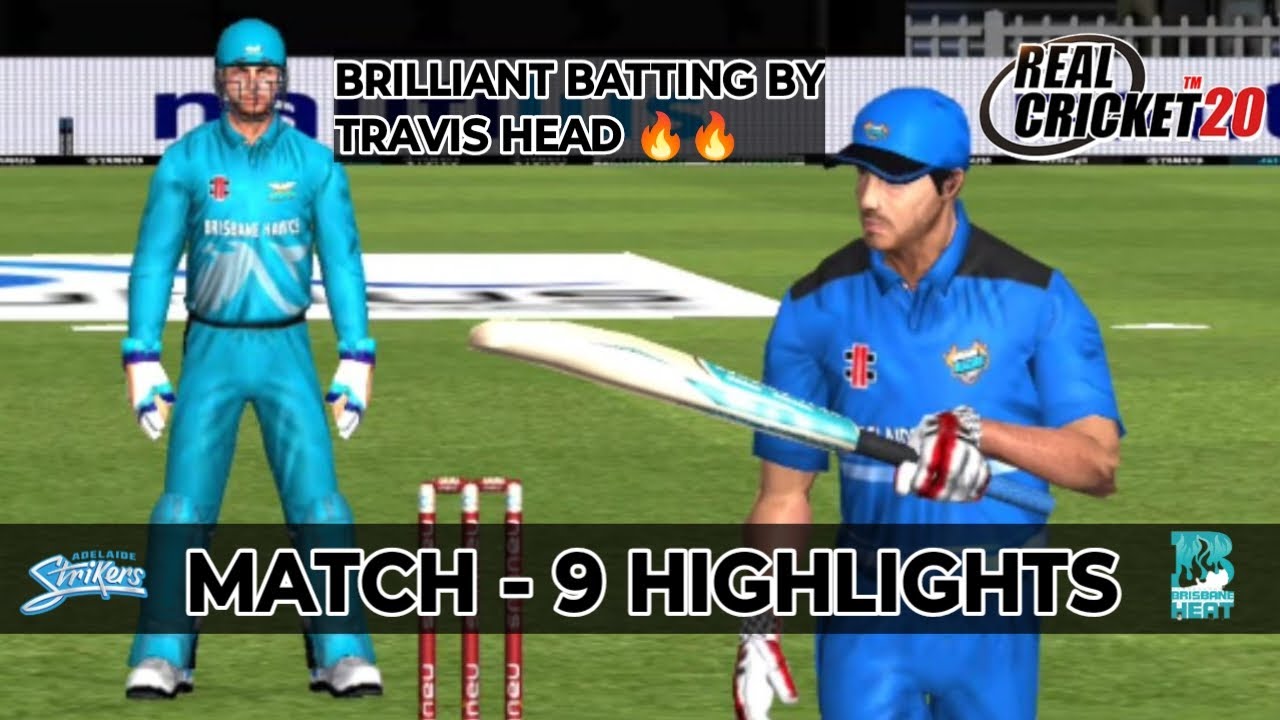 TRAVIS HEAD HITS 52 RUNS IN 18 BALLS ADELAIDE STRIKERS VS BRISBANE HEAT ...