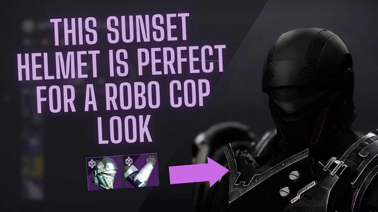 DESTINY 2 FASHION HOW TO MAKE YOUR TITAN LOOK LIKE ROBO COP ! (HOW TO ...