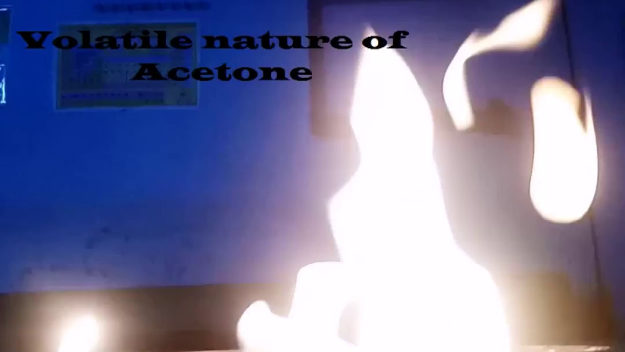 Acetone Fire - YouTube