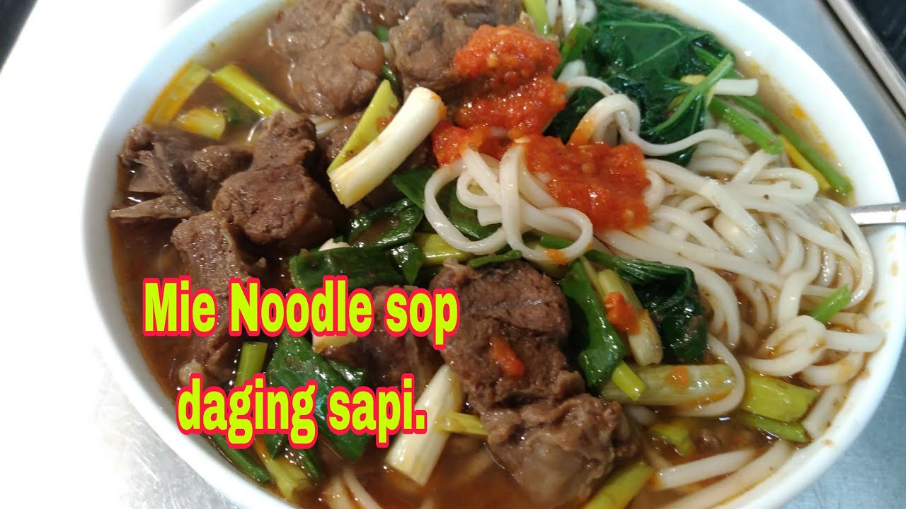 Makan Mie Noodle Sop Daging Sapi Ala Tkw Taiwan . - YouTube