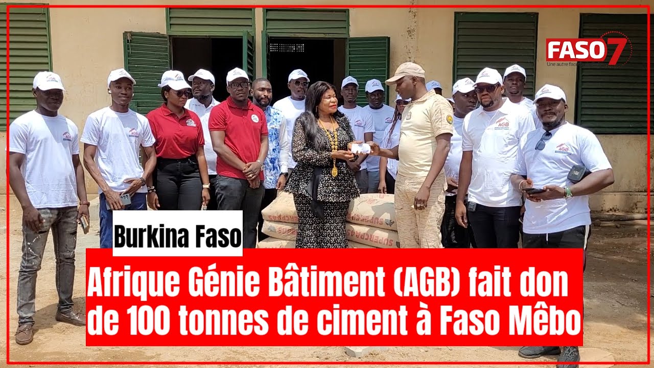 Burkina Faso : Afrique Génie Bâtiment (AGB) fait don de 100 tonnes de ...