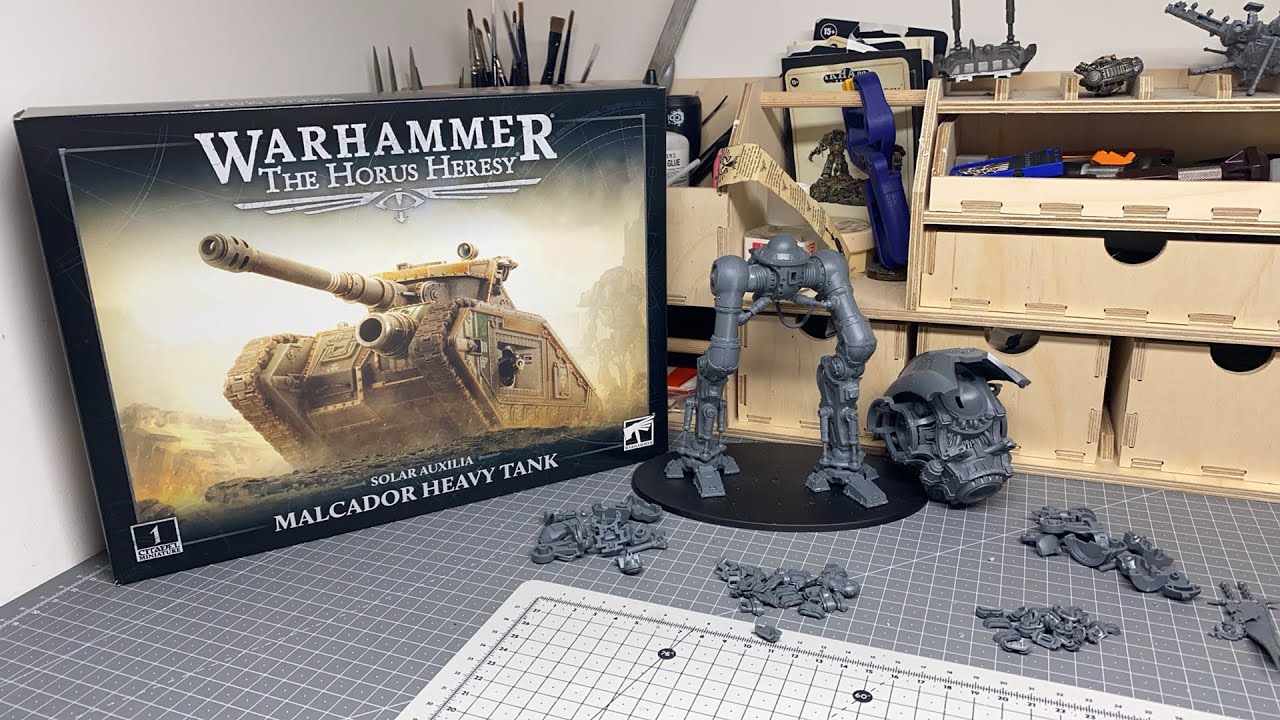 Building Malcador Heavy Tank - YouTube