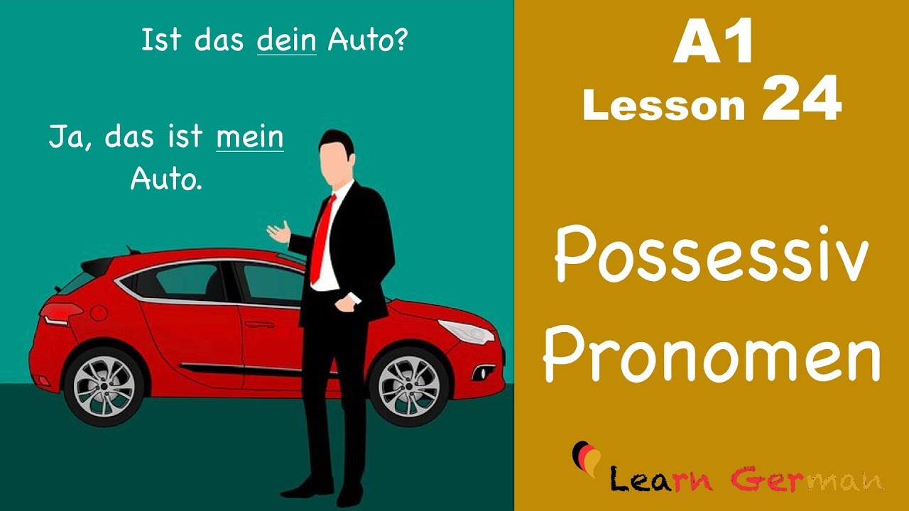Learn German Possessive Pronouns Nominative Case German For Learn German Possessive Pronouns Nominative Case German For