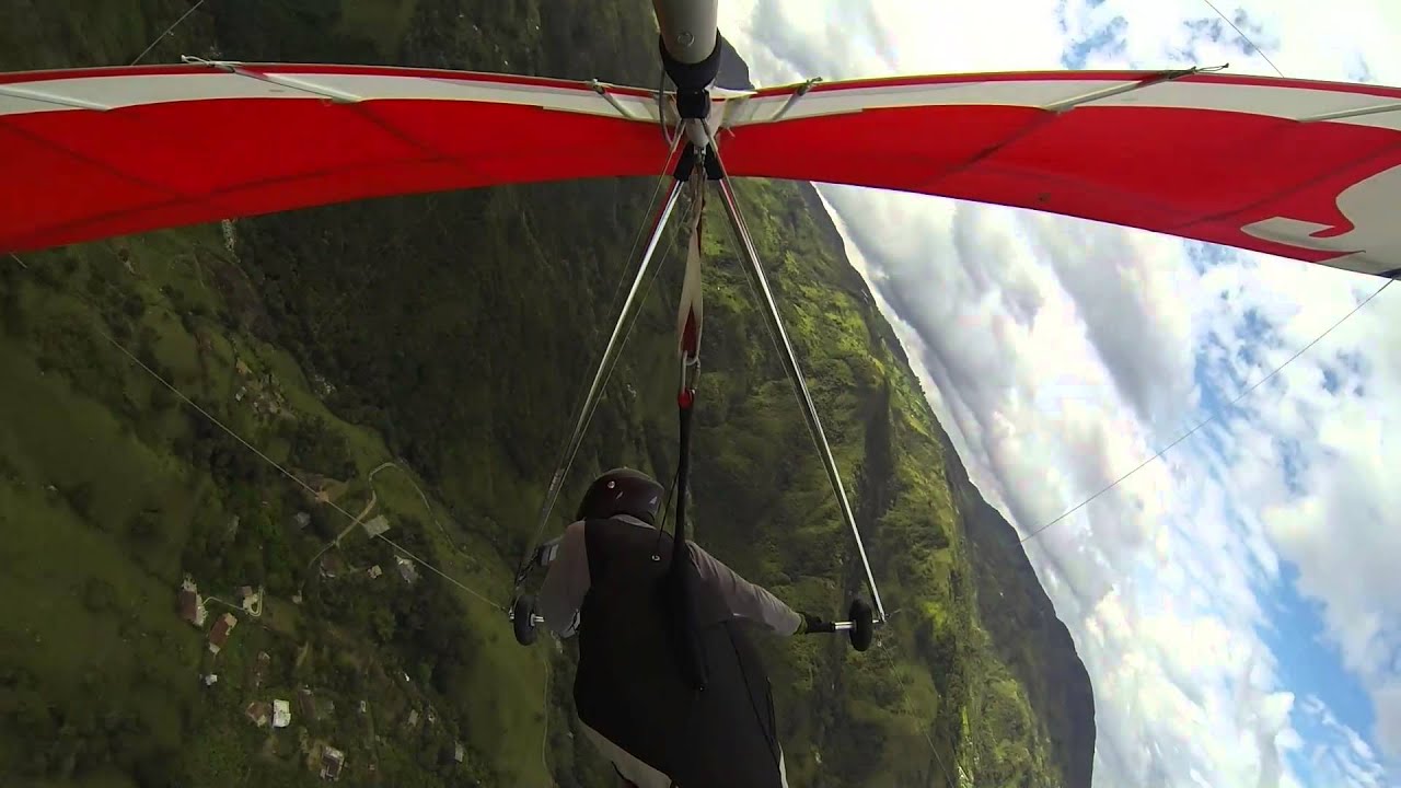 Wing over attempts - Hang Gliding Medellin, Colombia - YouTube