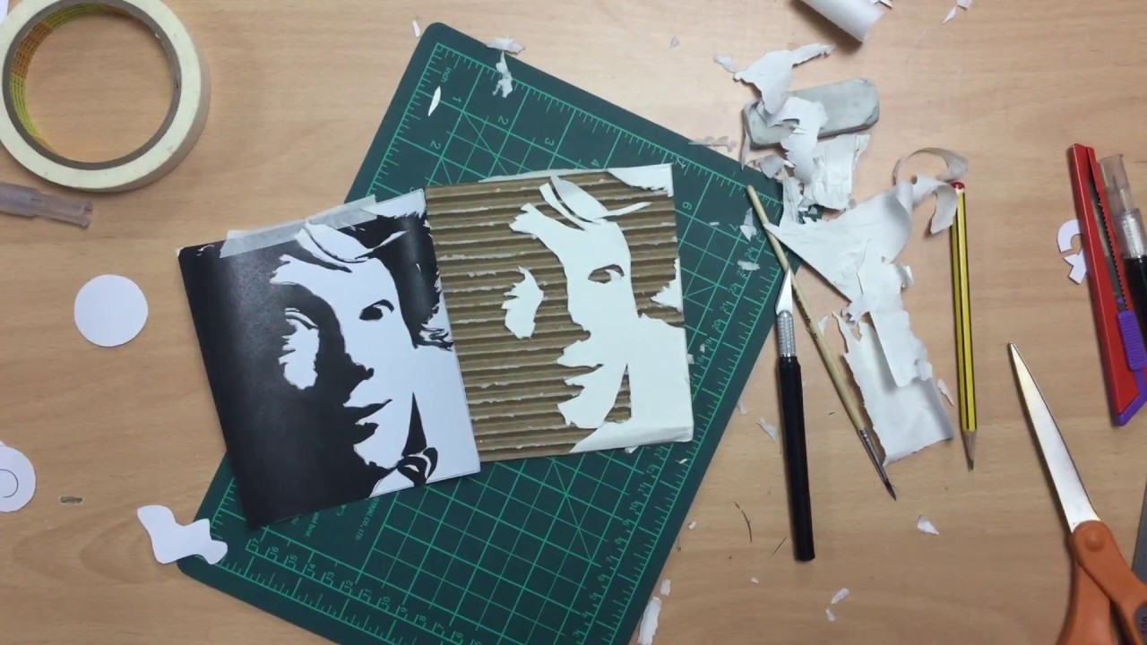 TEST CARDBOARD PORTRAIT - YouTube