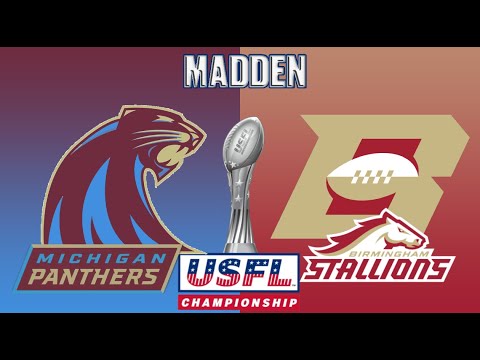 United Football League (UFL) Madden Mod USFL Conference Championship ...