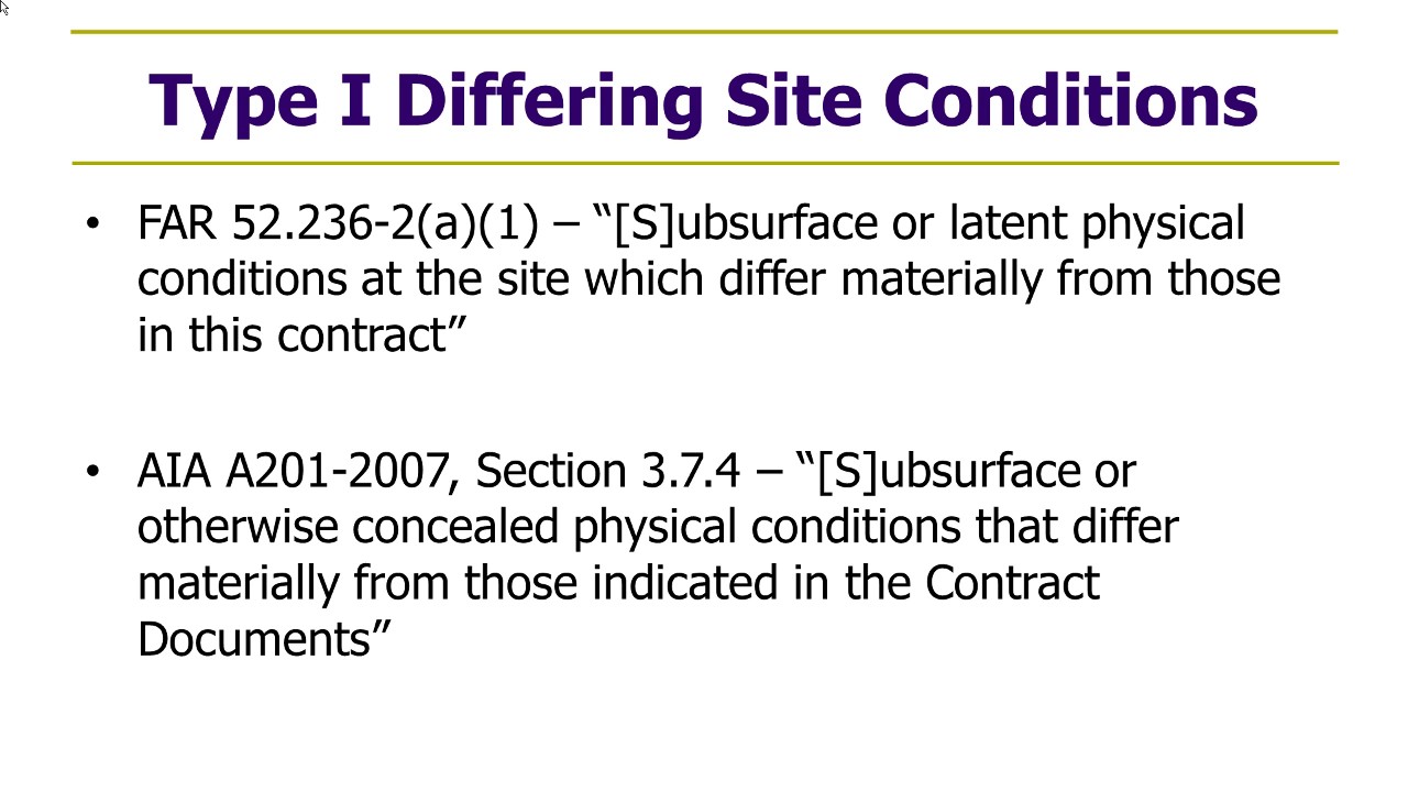 A Guide to Differing Site Conditions Webinar - YouTube