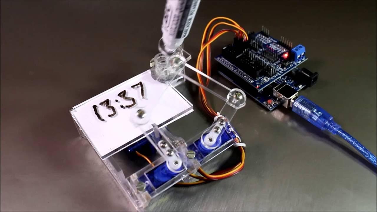 Kit PlotClock v2 - Funcionamento - YouTube