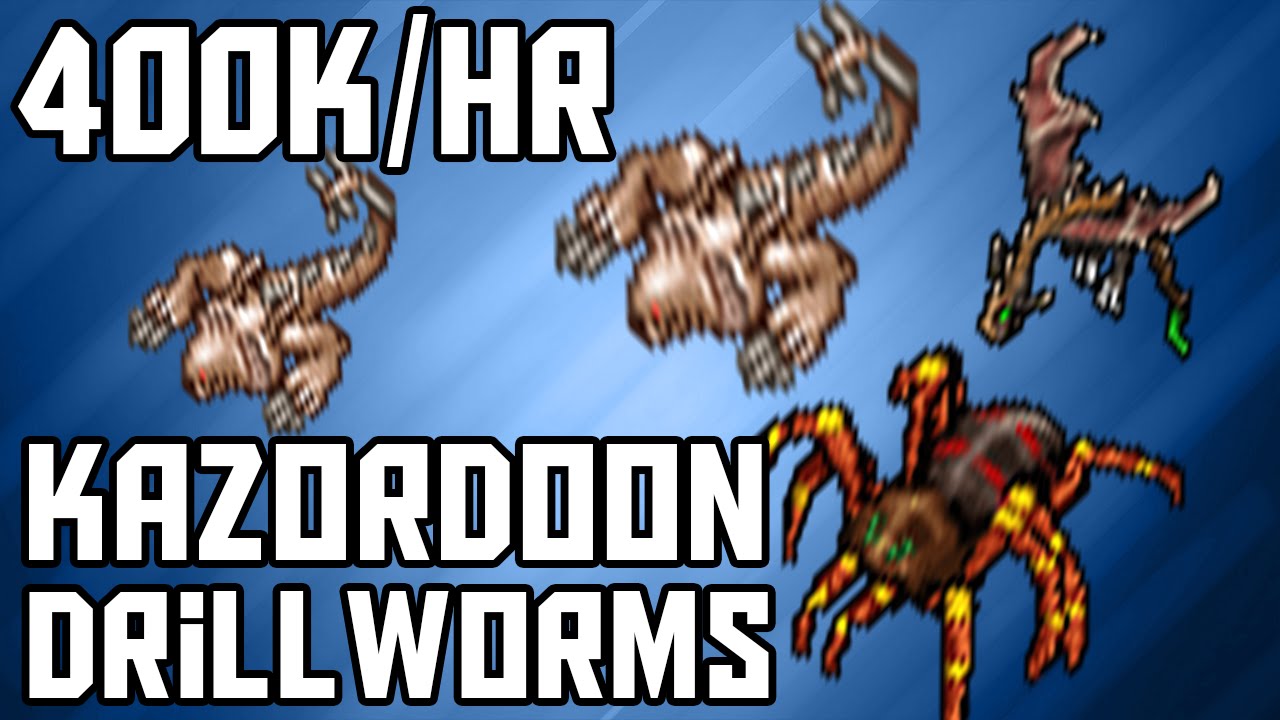 [Tibia Where to Hunt – RP 80+] Kazordoon Drillworms East & West (400k ...