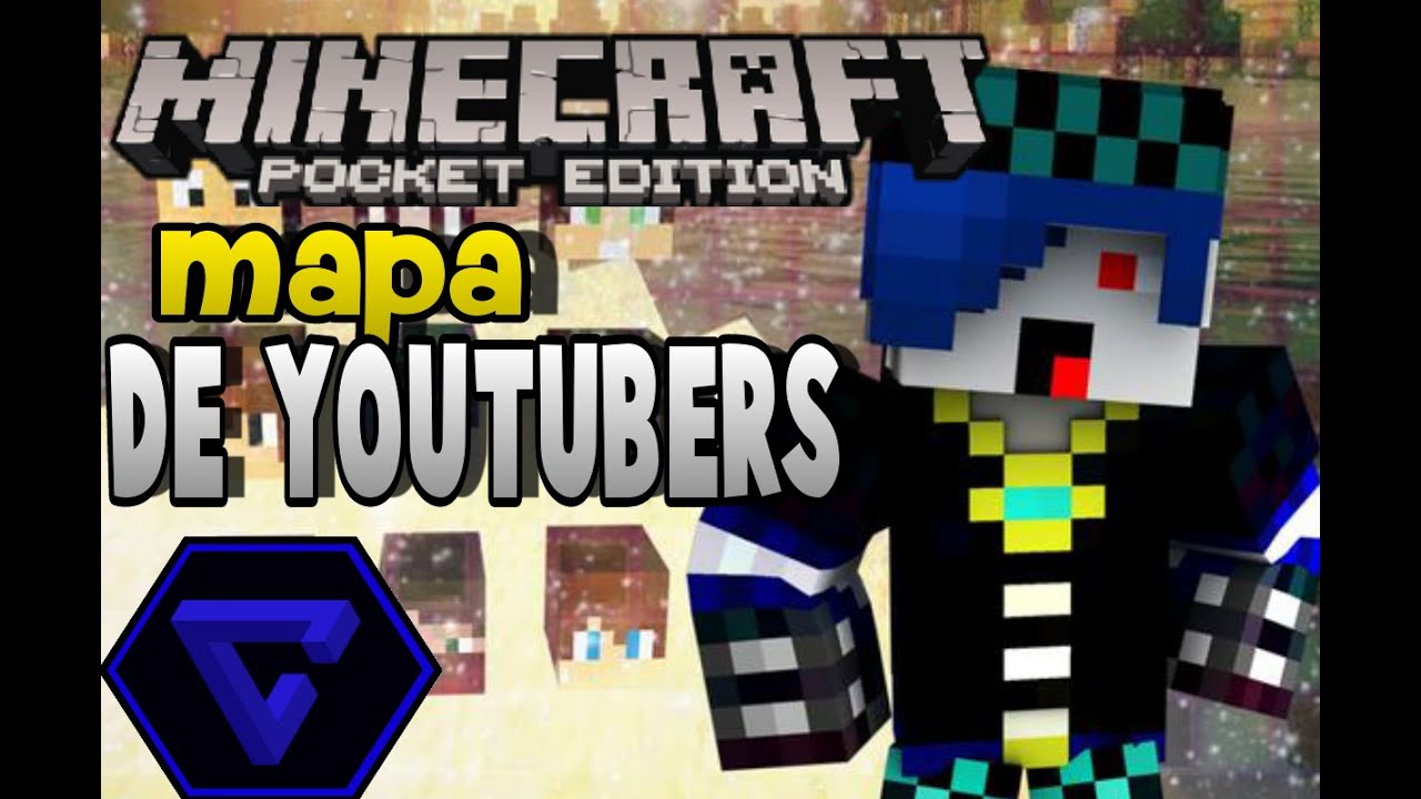 Mapa de youtubers mcpe(ojmn199lol) - YouTube