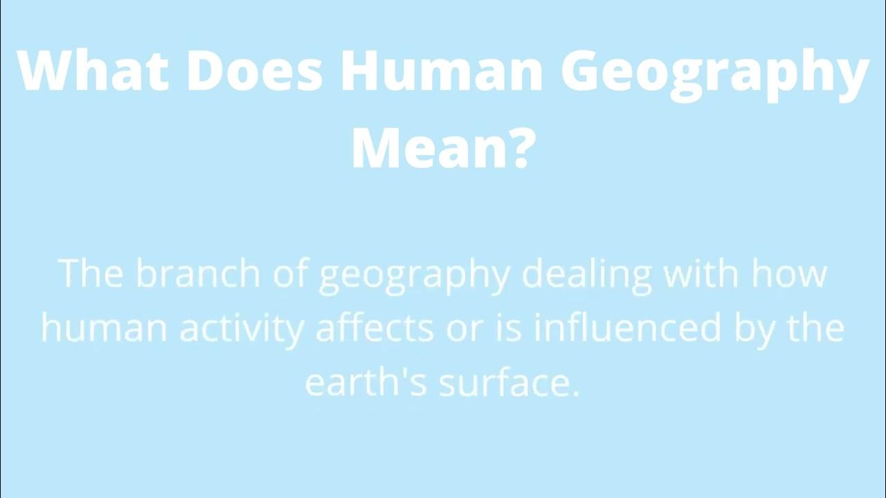 Geography What Does Human Geography Mean YouTube geography-what-does-human-geography-mean-youtube