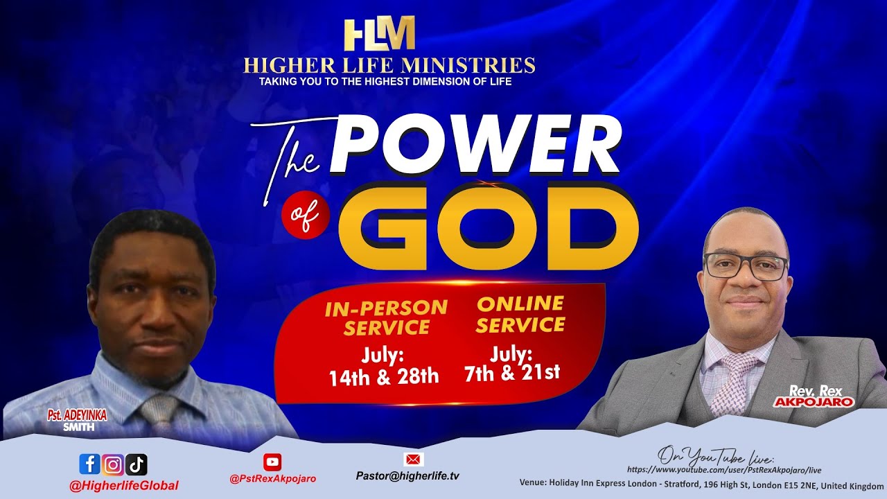 UNDERSTANDING THE POWER OF GOD ¦ HIGHER LIFE MIN ¦ 2024-07-11 - YouTube
