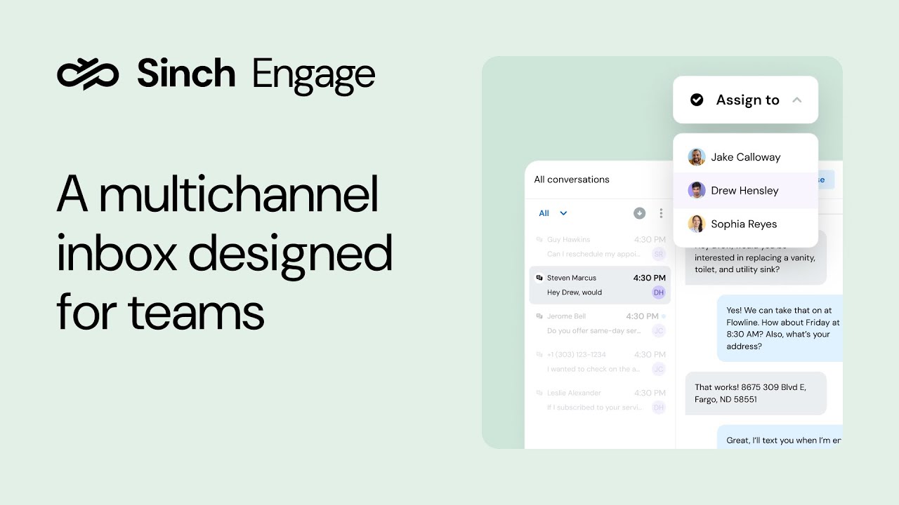 The redesigned messaging inbox | Sinch Engage - YouTube