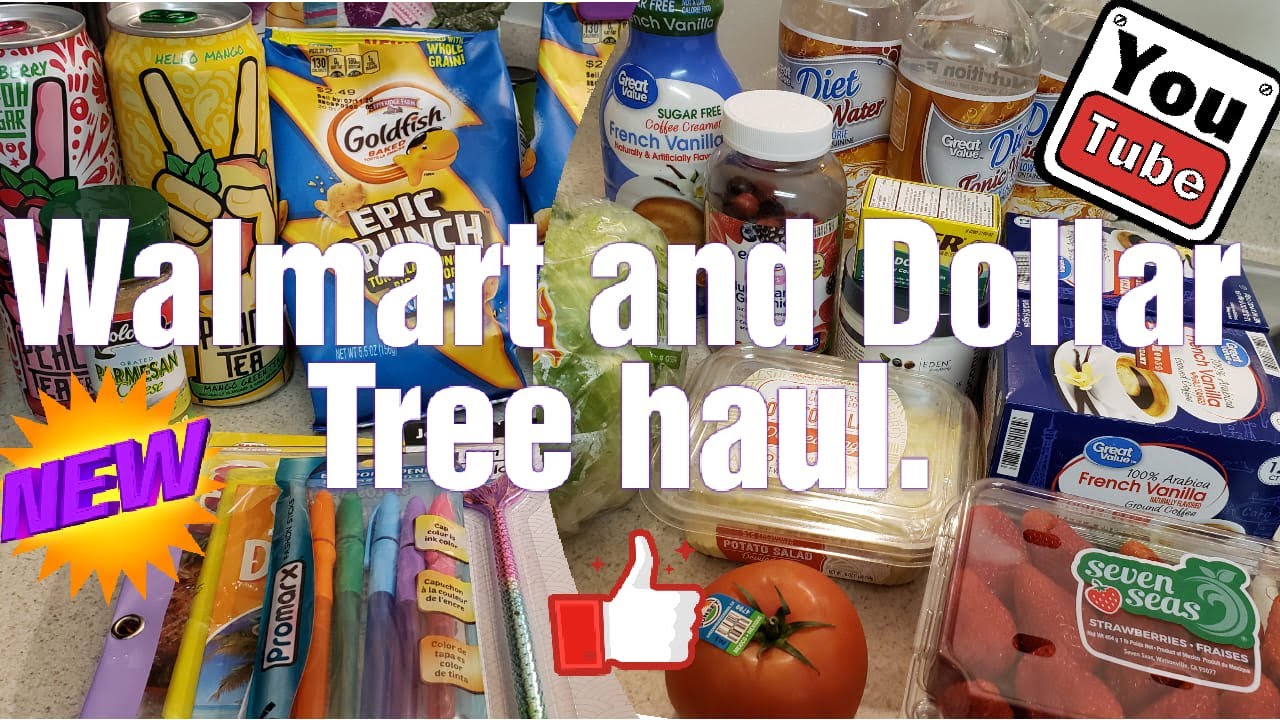 Walmart and Dollar Tree haul - YouTube