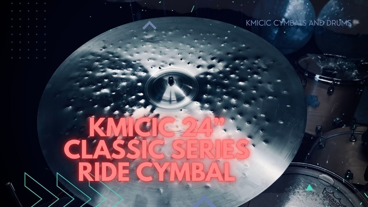 Kmicic Classic series 24” ride cymbal Available www.kmiciccymbals.com ...