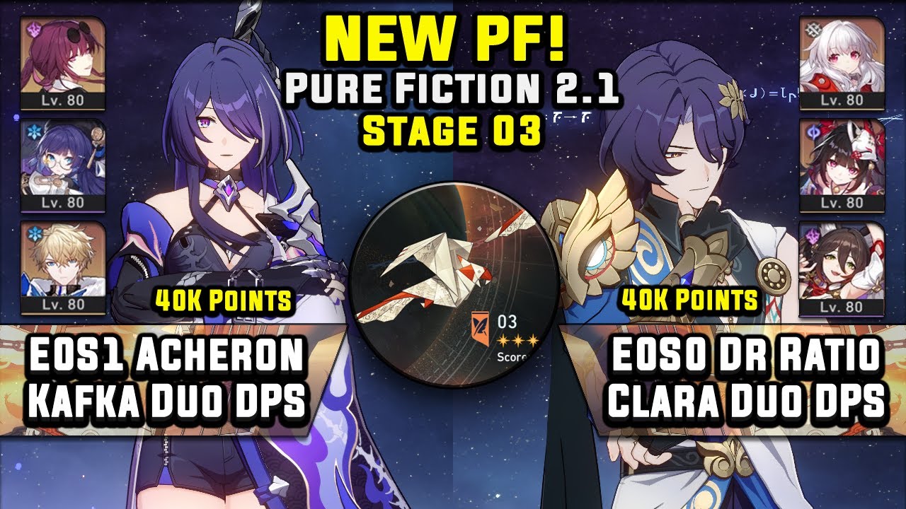 Pure Fiction 3 E0S1 Acheron Kafka 40K & E0S0 Dr Ratio Clara 40K (3 ...