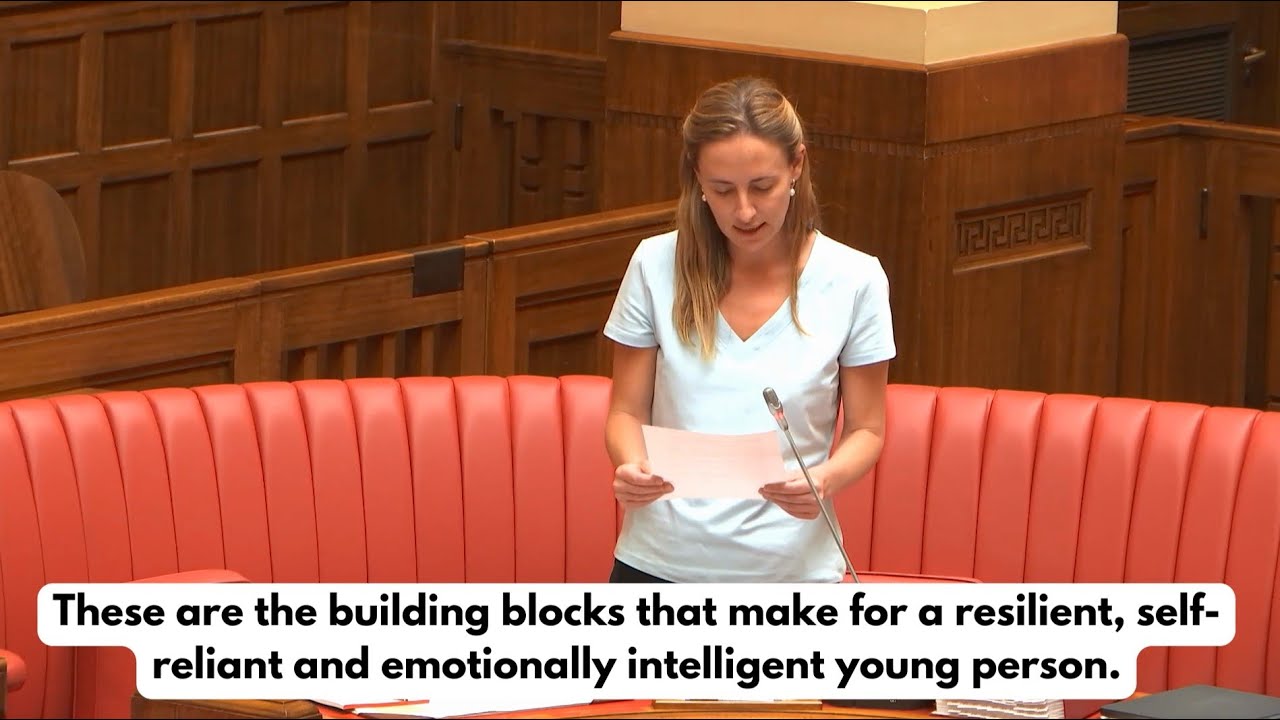 Sarah Game MLC | Youth Opportunities 25th Anniversary - YouTube