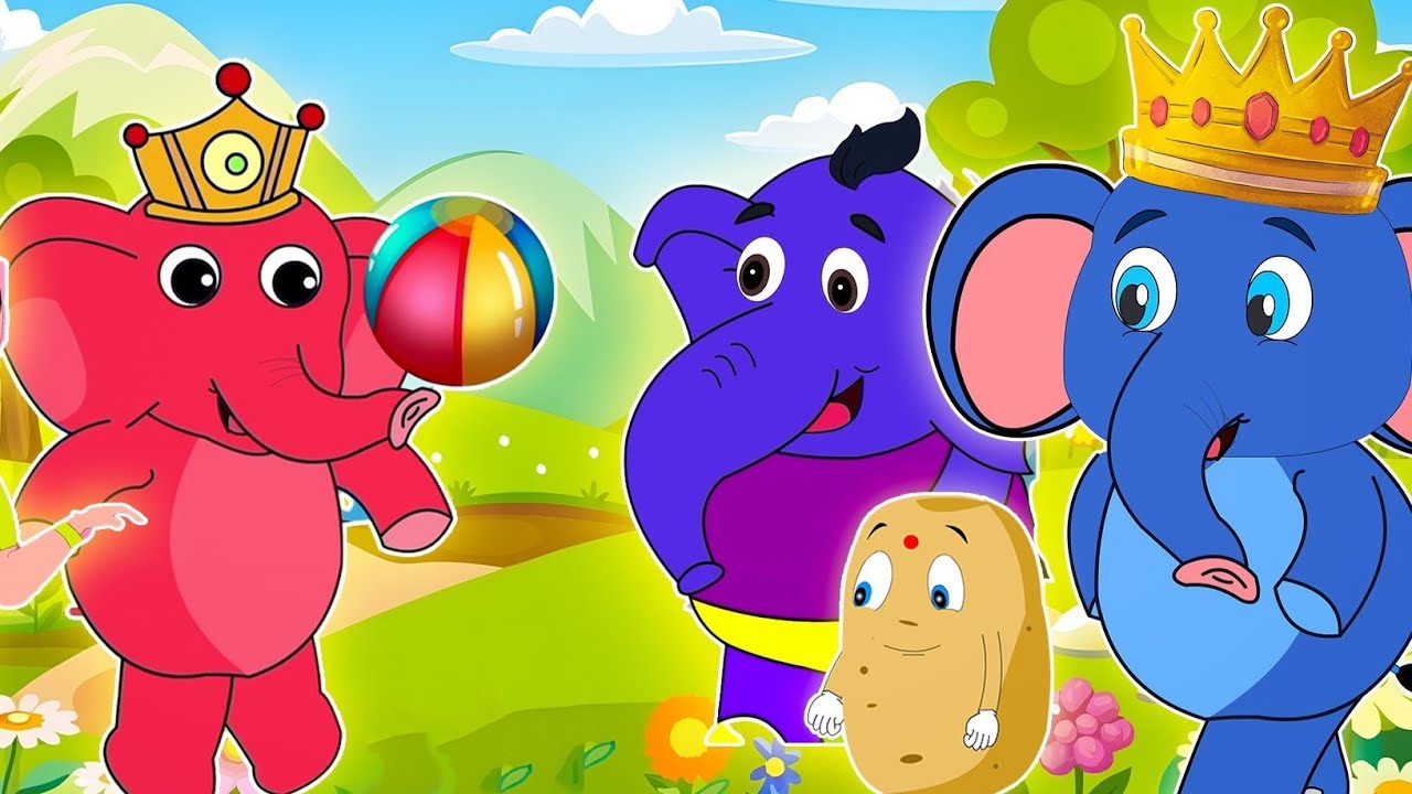 Ek Mota Hathi + More Popular Hindi Rhymes | KIDy KIDz Rhymes - YouTube