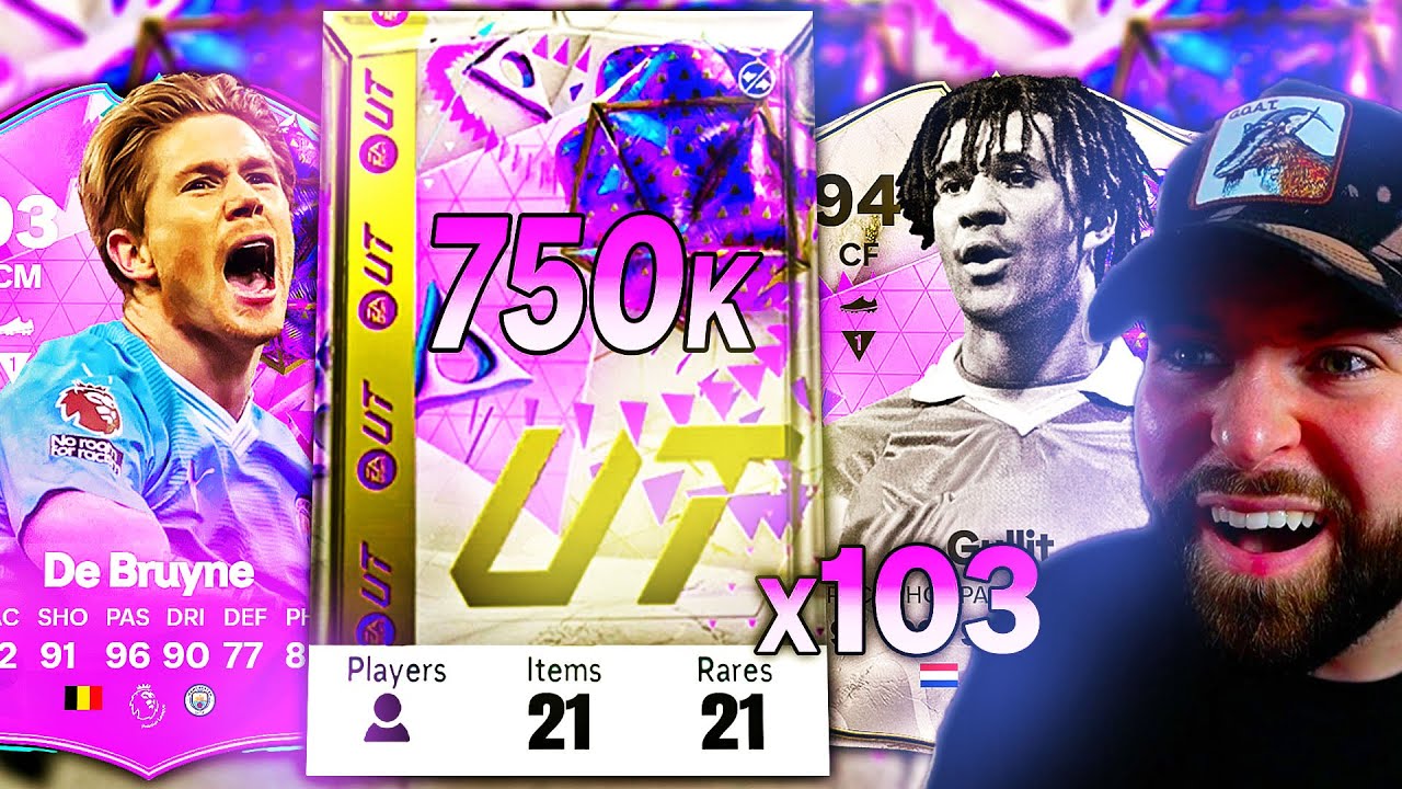 x103 INSANE 750k ULTIMATE BIRTHDAY ICON PACKS & DOUBLE FUT BIRTHDAY ...