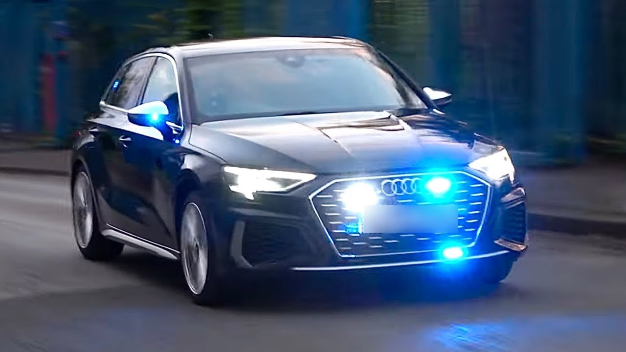 Unmarked Tactical Vehicle Intercept Unit (TVIU) Audi S3 Responding ...