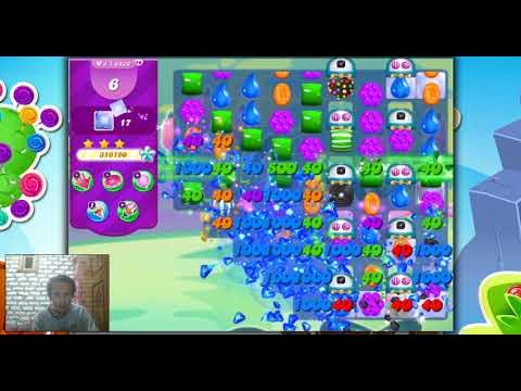 Candy Crush Saga Level 4520 - 22 Moves, Sugar Stars, No Boosters - YouTube