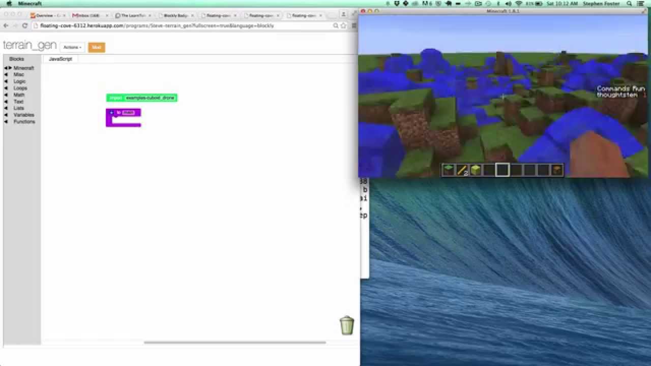 Random Terrain Generation in Minecraft - Part 1 - YouTube