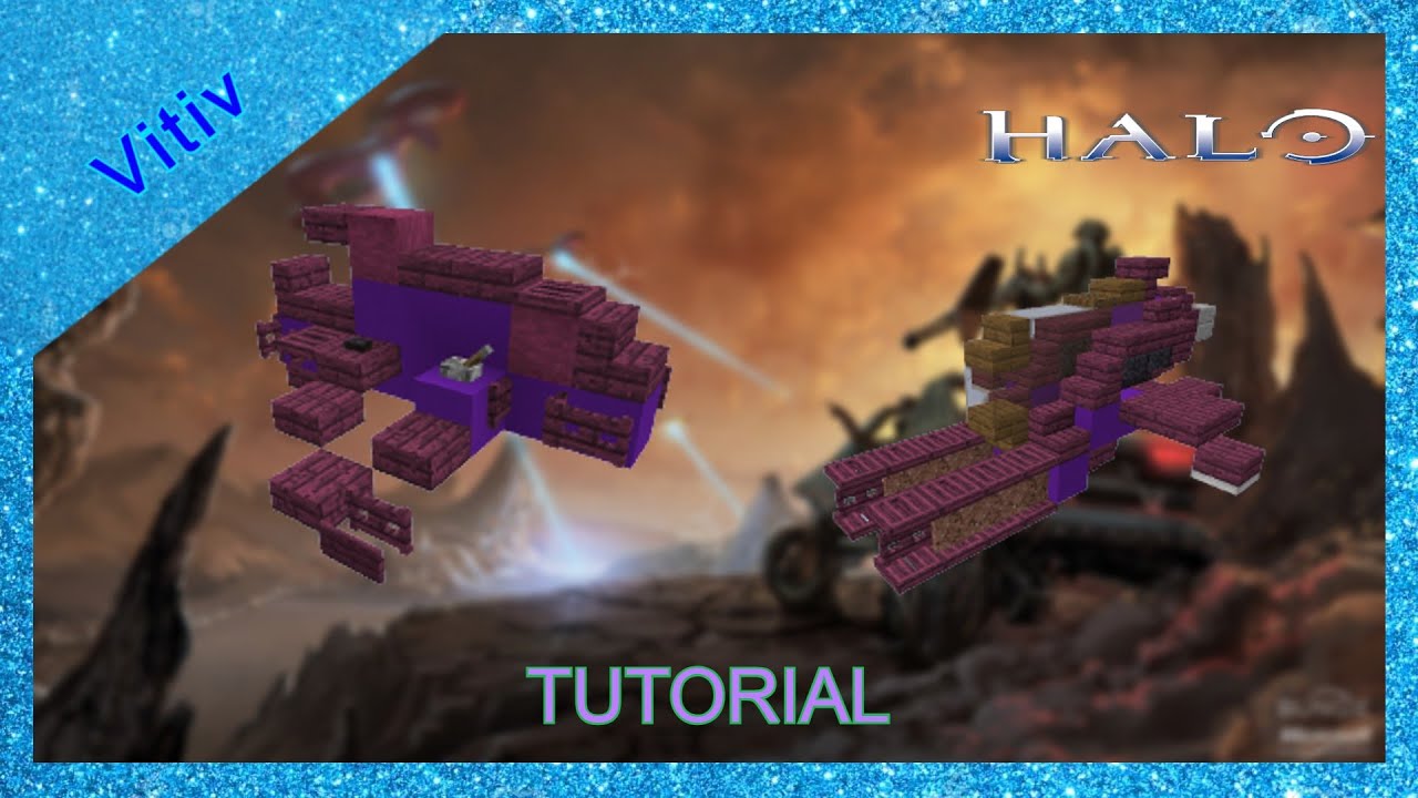 Halo Type-26 Banshee and Type-27 Banshee Interceptor in Minecraft - 1:1 ...