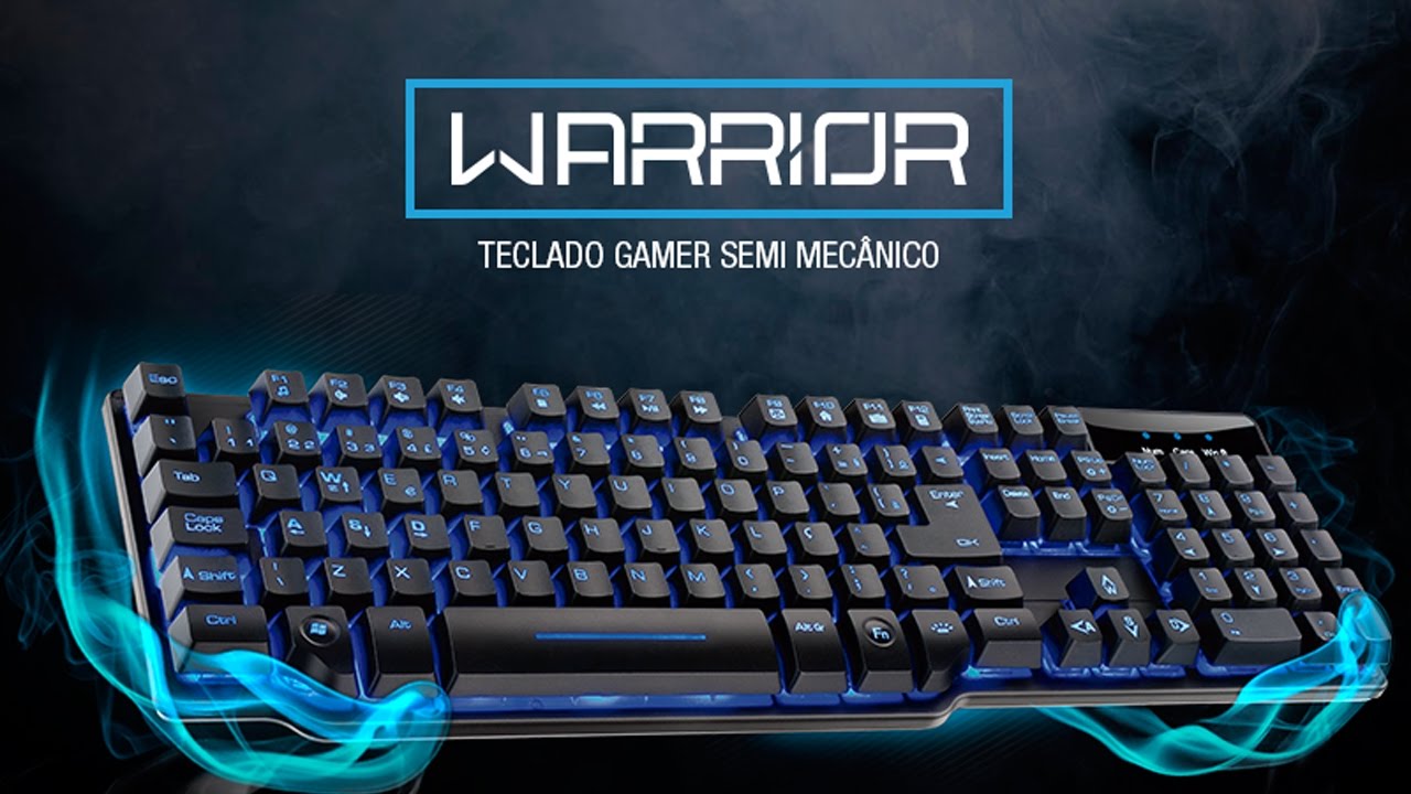 Teclado Multilaser Semi Mecânico Warrior TC 196 | Review e Análise ...