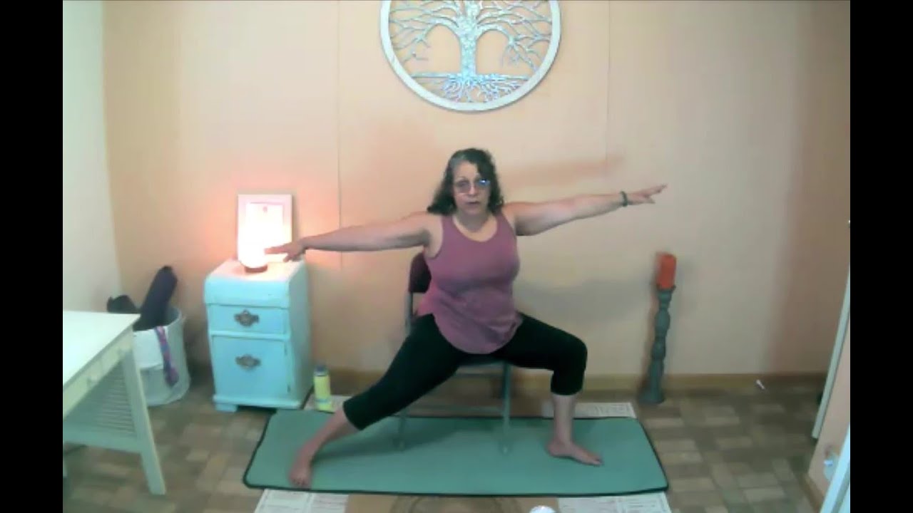 Yoga Snack: Seated Warrior II - YouTube